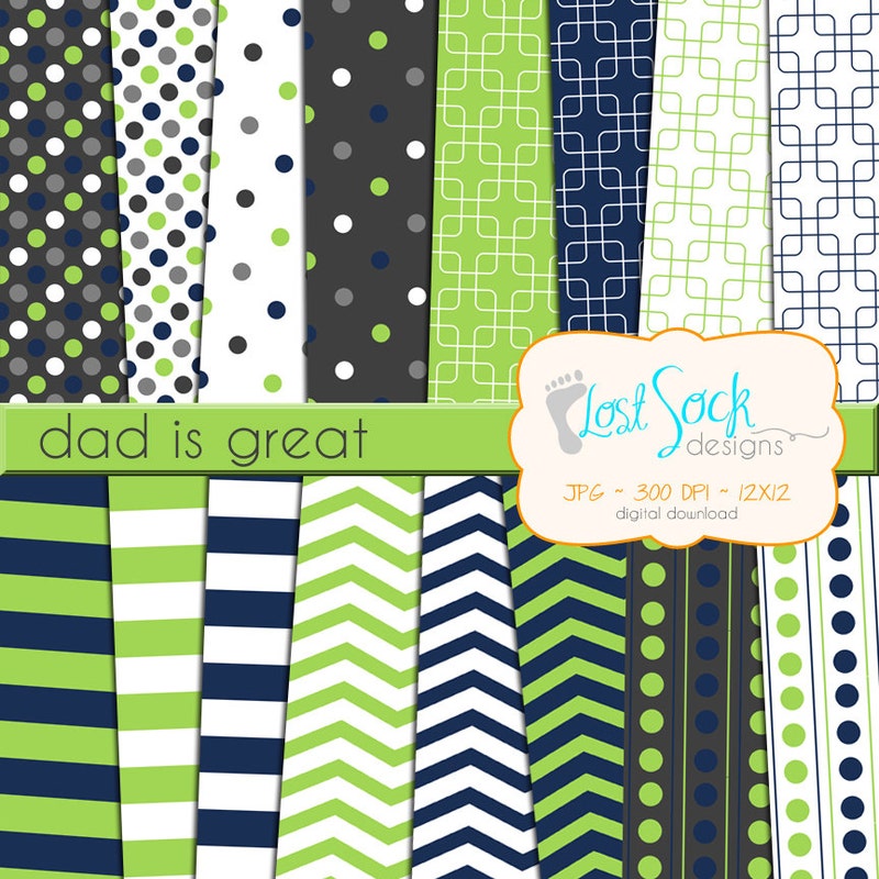 Lime Green Navy Blue - Etsy