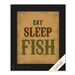 PRINTABLE: Eat Sleep Fish Fishing Theme Home Decor Wall Art | Etsy