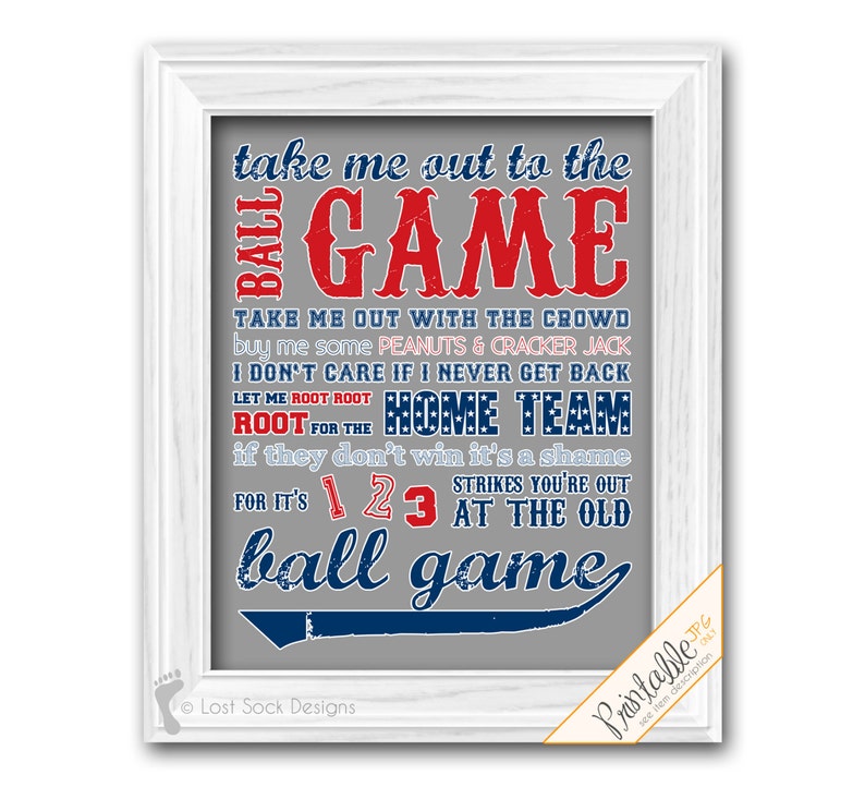 Baseball Theme Teen Boy Bedroom Take Me Out to the Ball Game in Navy ...