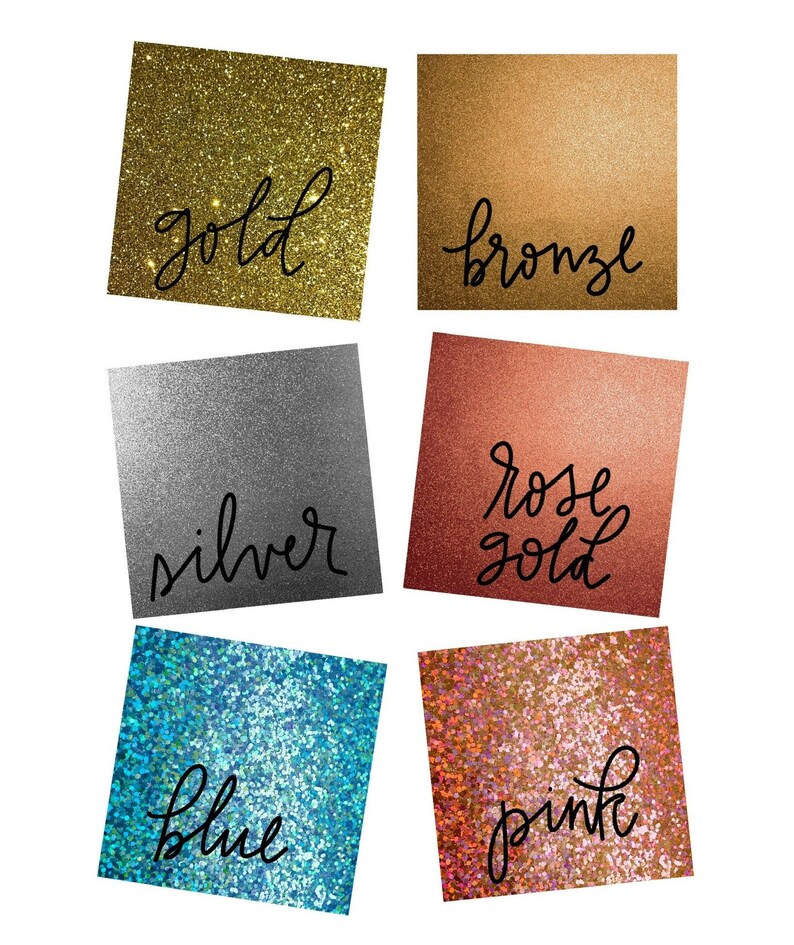 Custom Art Print Personalized Print Glitter Quote | Etsy