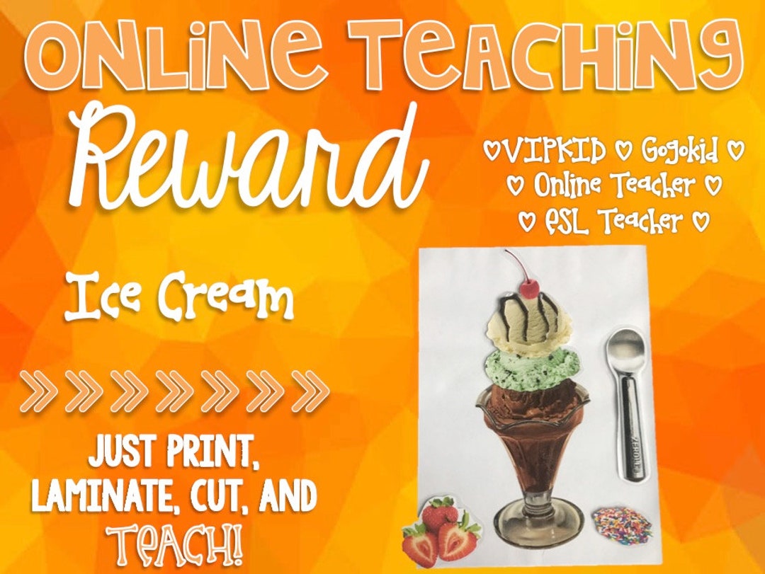DIGITAL DOWNLOAD of Ice Cream Reward Download, Print, Cut, and Go ...