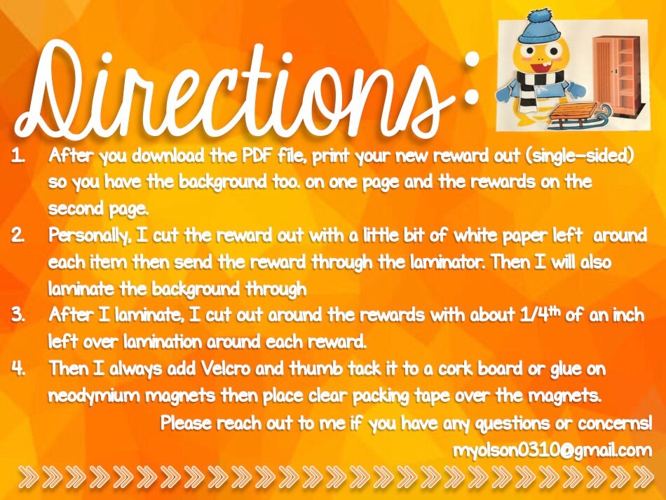 DIGITAL DOWNLOAD of Dress Dino winter Reward Download, Print, Cut, and ...