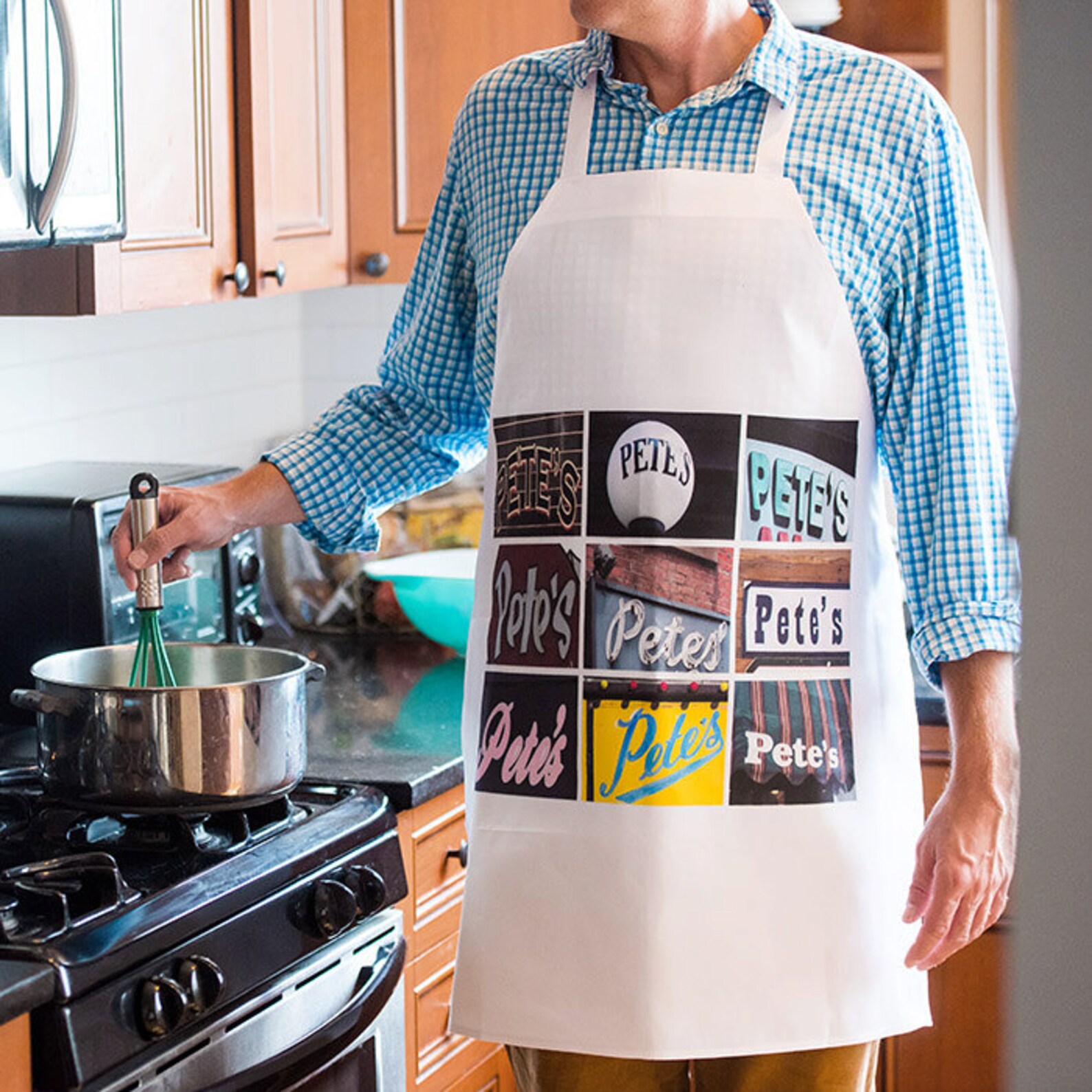 Custom Aprons Featuring Names in Photos of Actual Signs - Etsy