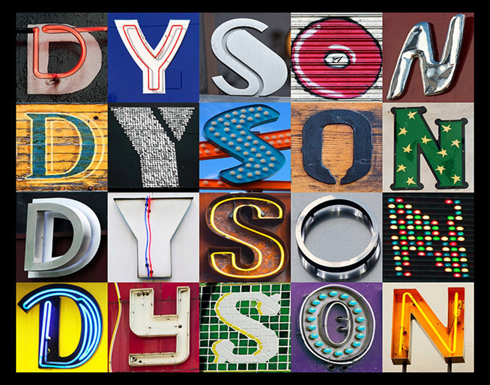 Personalized Poster Featuring DYSON Showcased in Photos of - Etsy