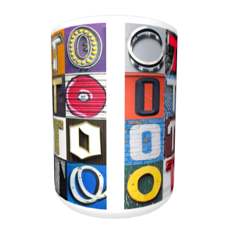 OTTO Personalized Coffee Mug Featuring the Name in Sign Letter Photos ...