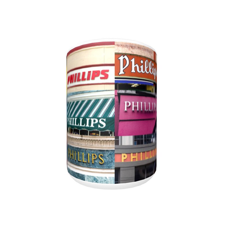 Personalized Coffee Mug Featuring the Name PHILLIPS in Photos of Signs ...