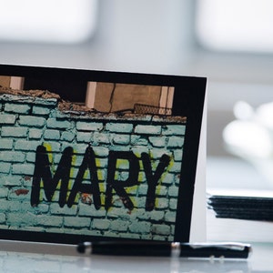 Personalized Stationery Featuring Names Showcased in Photos of Actual ...