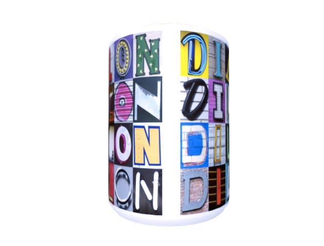 Personalized Coffee Mug Featuring the Name DILLON in Sign Letter Photos ...