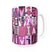 Personalized Coffee Mug Featuring the Name VIVIAN in PINK Sign Letter ...