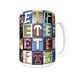 Personalized Coffee Mug Featuring the Name PETER in Sign Letter Photos ...