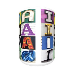 Personalized Coffee Mug Featuring the Name IDA in Sign Letter Photos ...