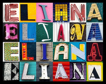 Eliana Name Wall Art - Etsy