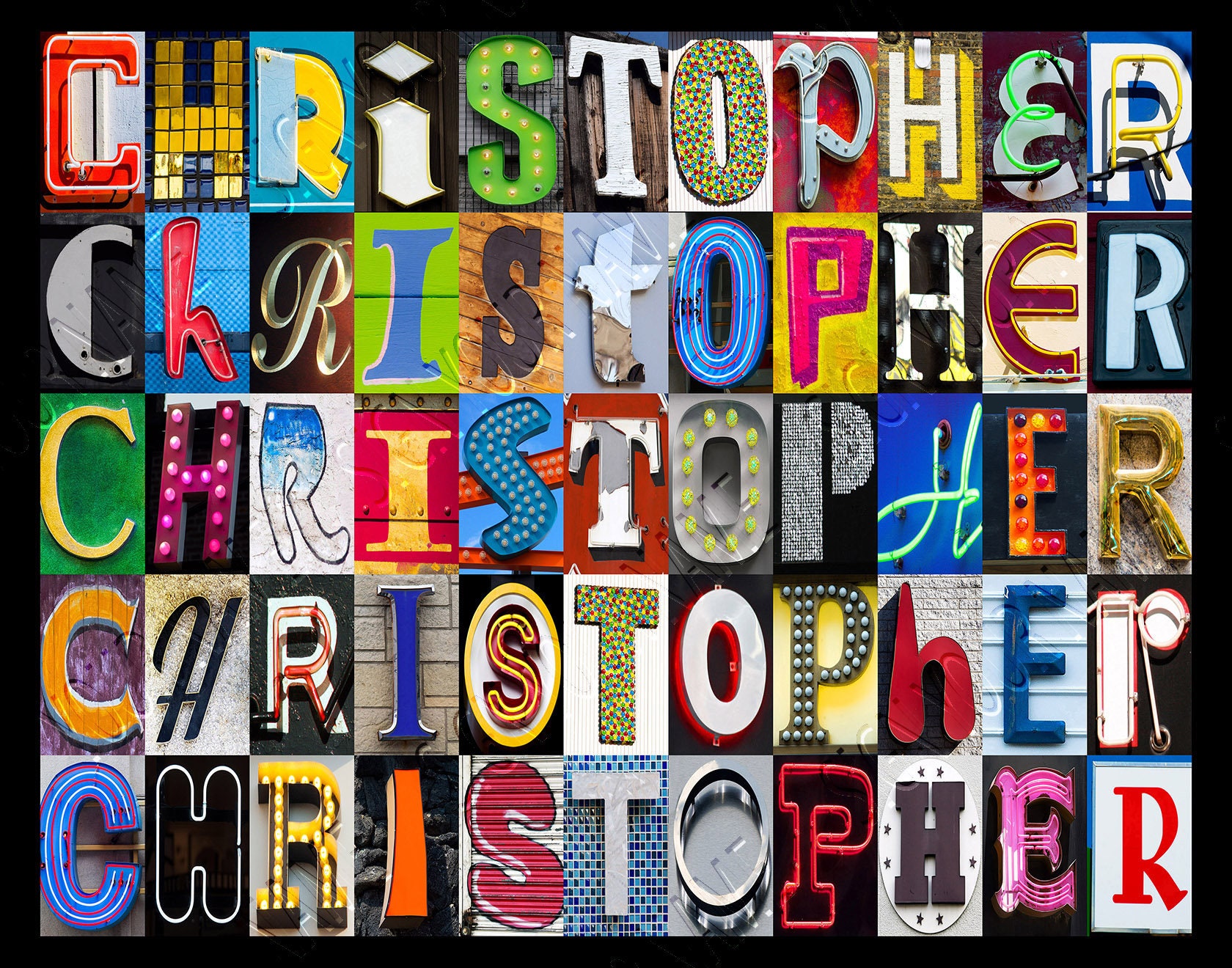 Christopher Name Art
