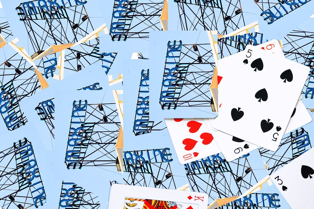 Personalized Playing Cards Featuring the Name MAXINE in a Photo of an ...