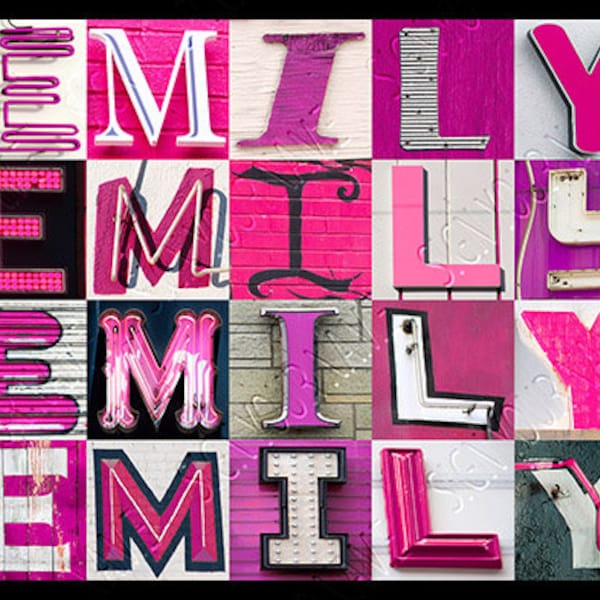 Emily Name Poster - Etsy