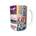Personalized Coffee Mug Featuring the Name KAY in Photos of Signs ...