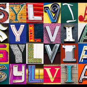 SYLVIA or SYLVIE Personalized Poster Featuring Showcased in Photos of ...