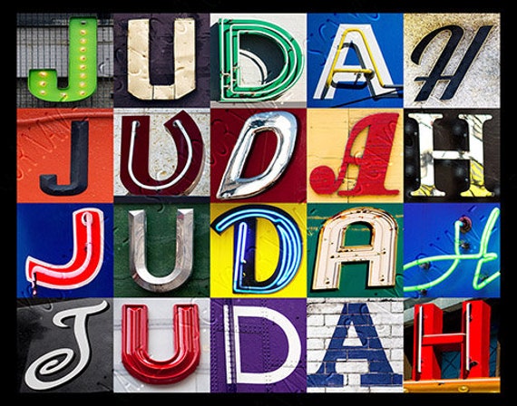 Judah Word Art