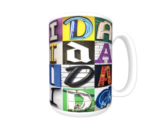 Personalized Coffee Mug Featuring the Name IDA in Sign Letter | Etsy