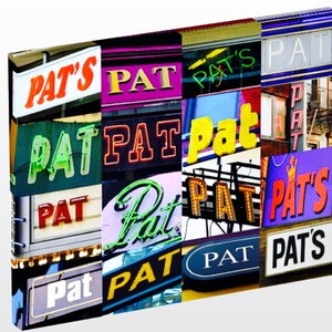 Personalized Photo Canvas Featuring the Name PAT in Photos of Signs ...