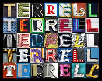 Terrell Name Sign - Etsy