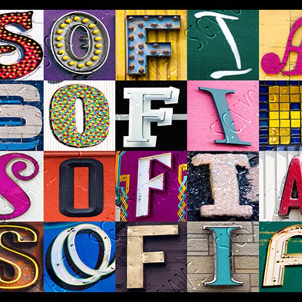 Sofia Letters - Etsy
