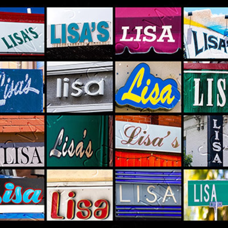 Name Lisa - Etsy