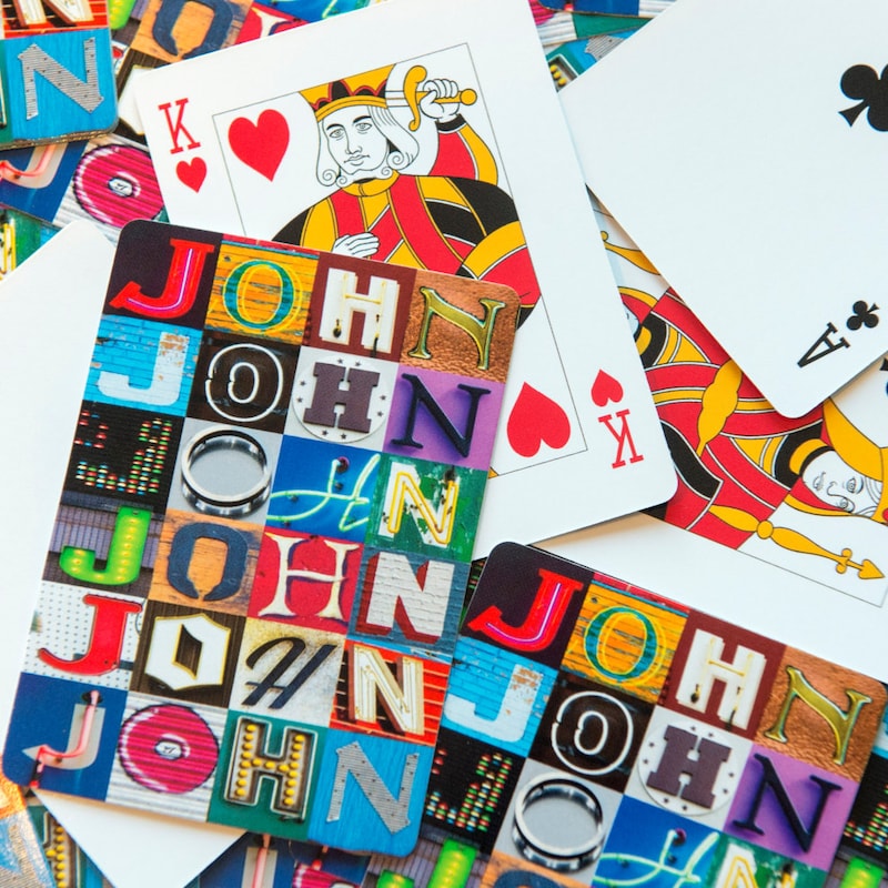 Personalized Playing Cards - Etsy