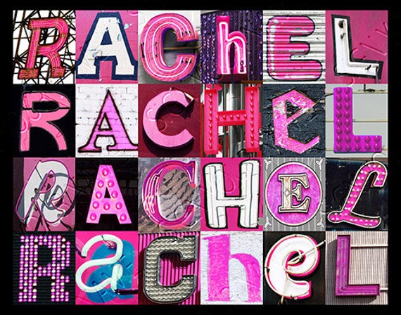 Rachel Name Design