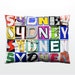 Personalized Poster Featuring LEXIE in Photos of Alphabet Letters From ...