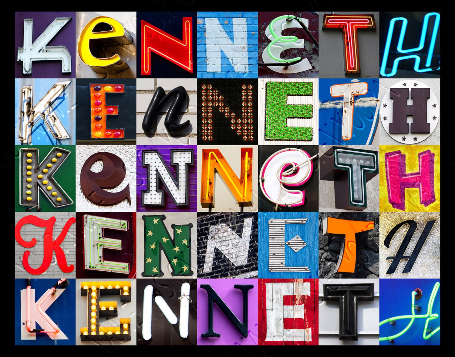 Kenneth Lettering