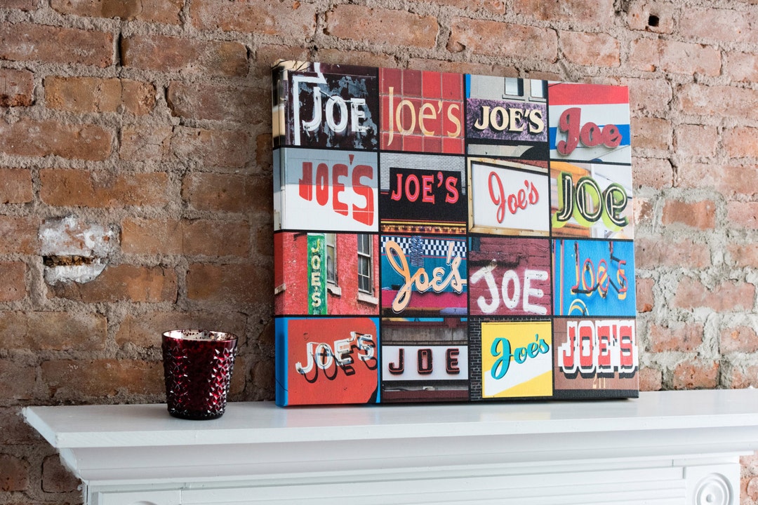 Personalised Photo Canvas With Names in Photos of Signs; Canvas Prints ...