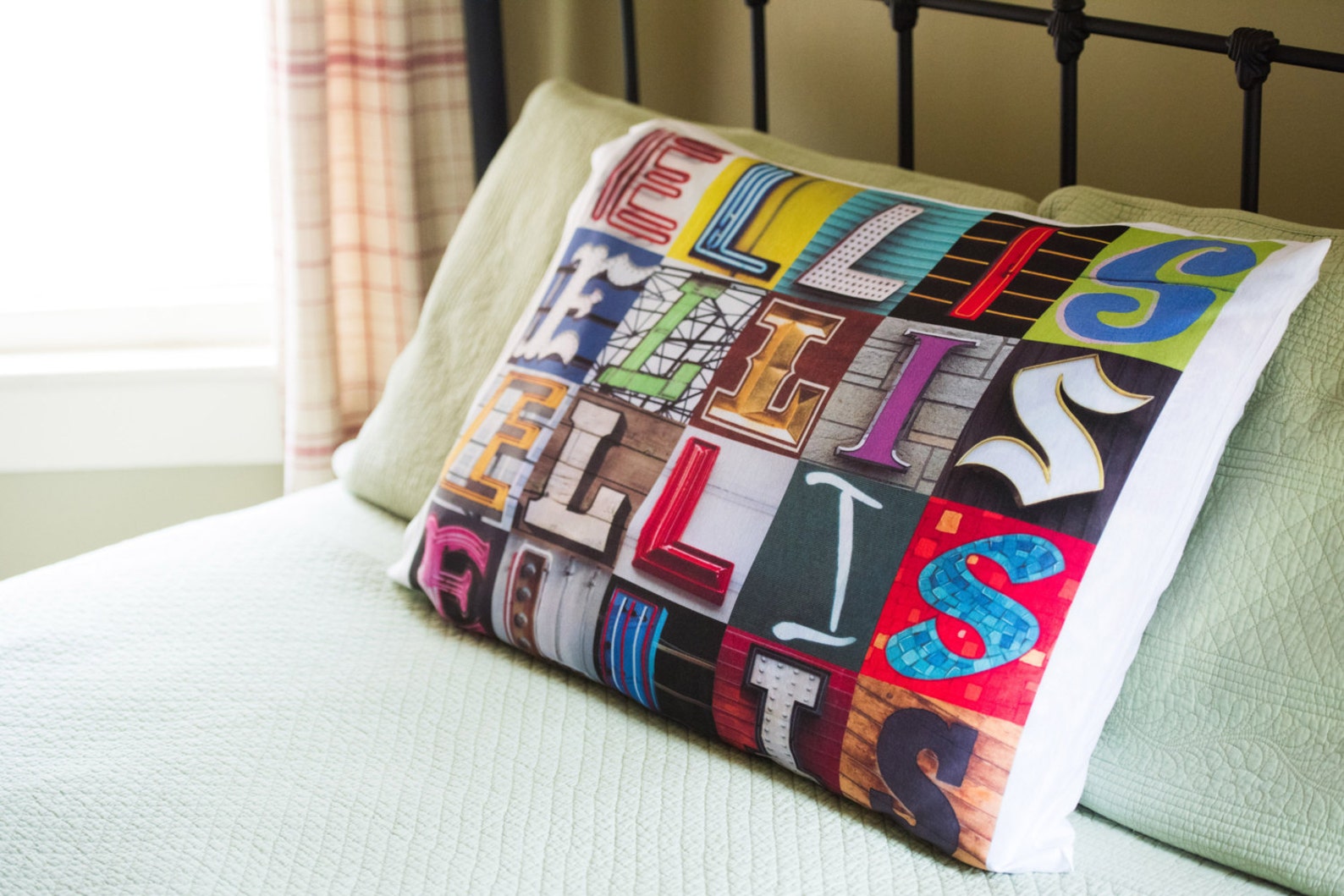 Personalized Pillow Cases Featuring ANY NAME in Sign Letters - Etsy