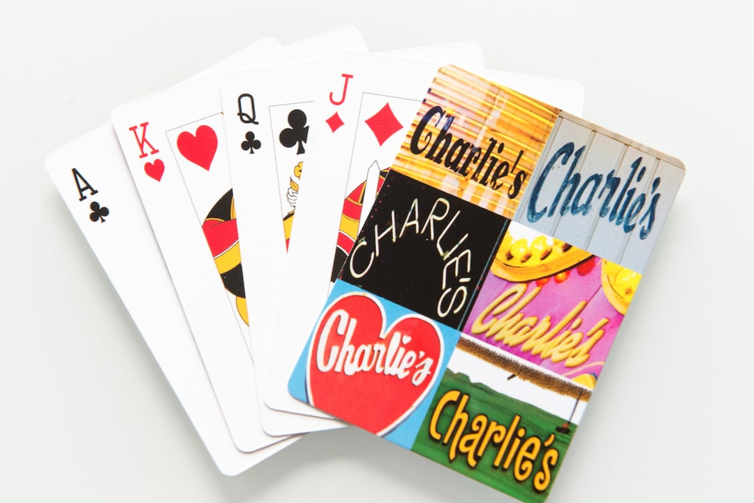 Custom Playing Cards Featuring the Name CHARLIE in Actual Sign Photos ...