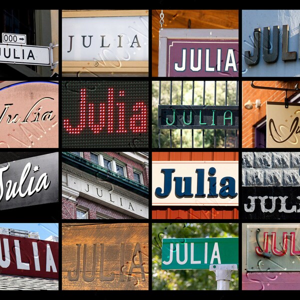 Custom Julia Print - Etsy