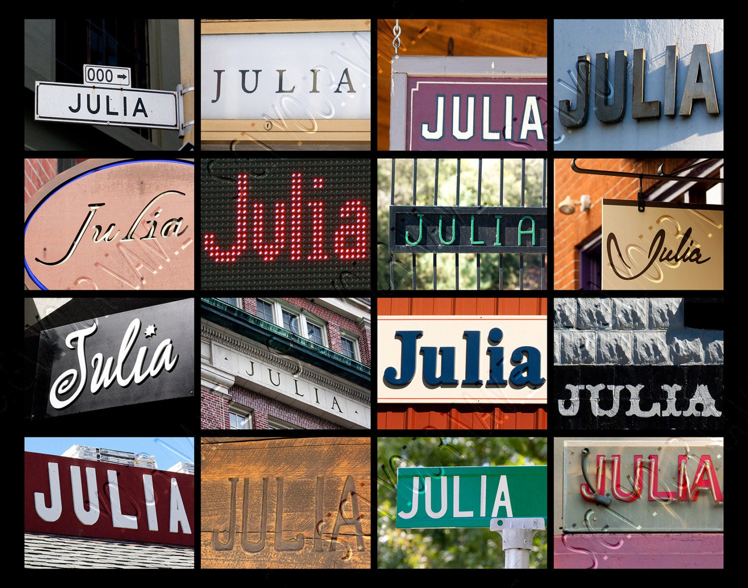 Julia Name Art