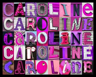 Caroline Name Art Print - Etsy