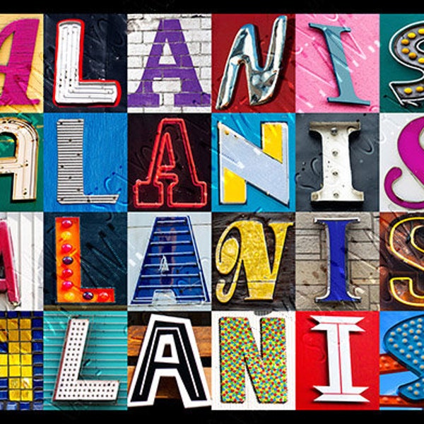 Alani Name Sign - Etsy