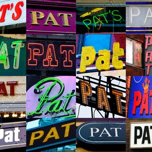 Personalized Photo Canvas Featuring the Name PAT in Photos of Signs ...