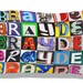 LIZBETH Personalized Poster Featuring Photos of Alphabet Letters From ...
