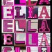 Personalized Playing Cards Featuring the Name ELLA in PINK Letters From ...