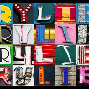 RILEY, RYLEY, RYLIE, Rylee, or Ryleigh Personalized Poster Featuring ...