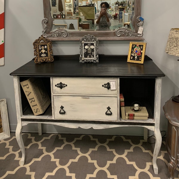 Shabby Chic Buffet - Etsy