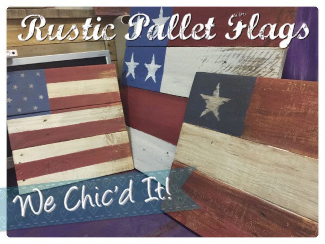 Make Your Own Pallet Flag - DIY Craft Kit - Etsy