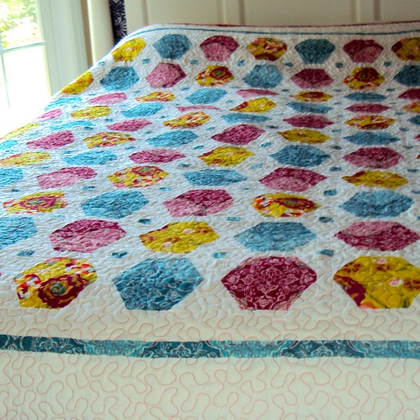 Geometric Quilt - Etsy