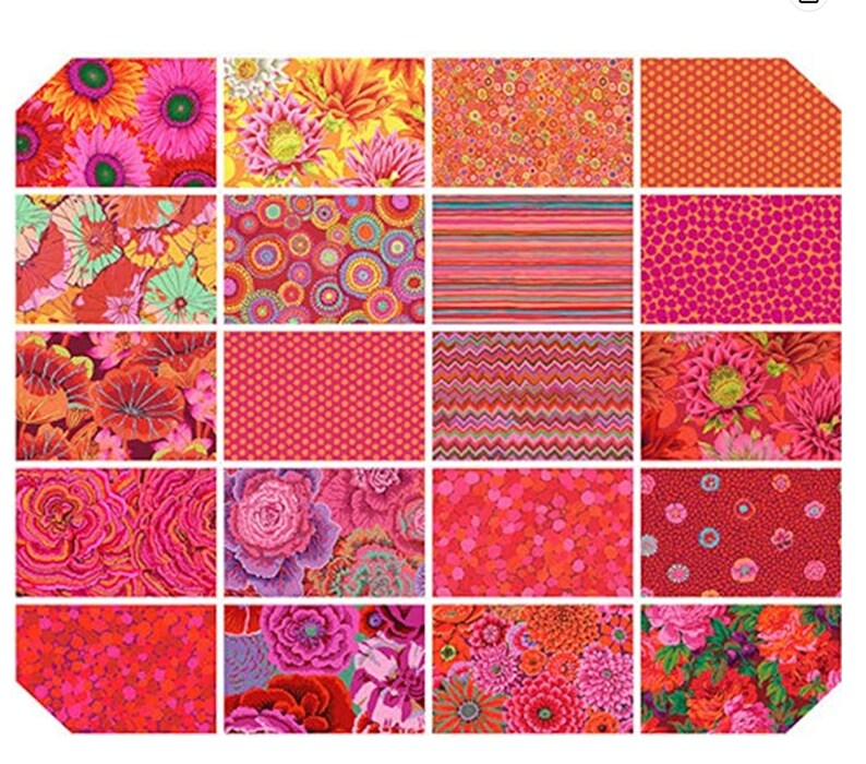 Kaffe Fassett Vineyard Classic Plus Layer Cake 42 Squares Bohemian ...
