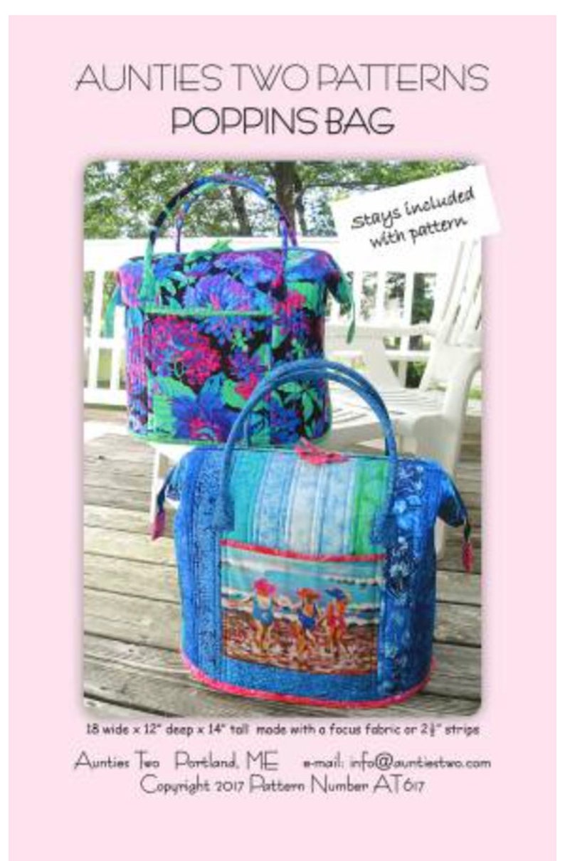 Poppins Bag Pattern | AT617 - Etsy