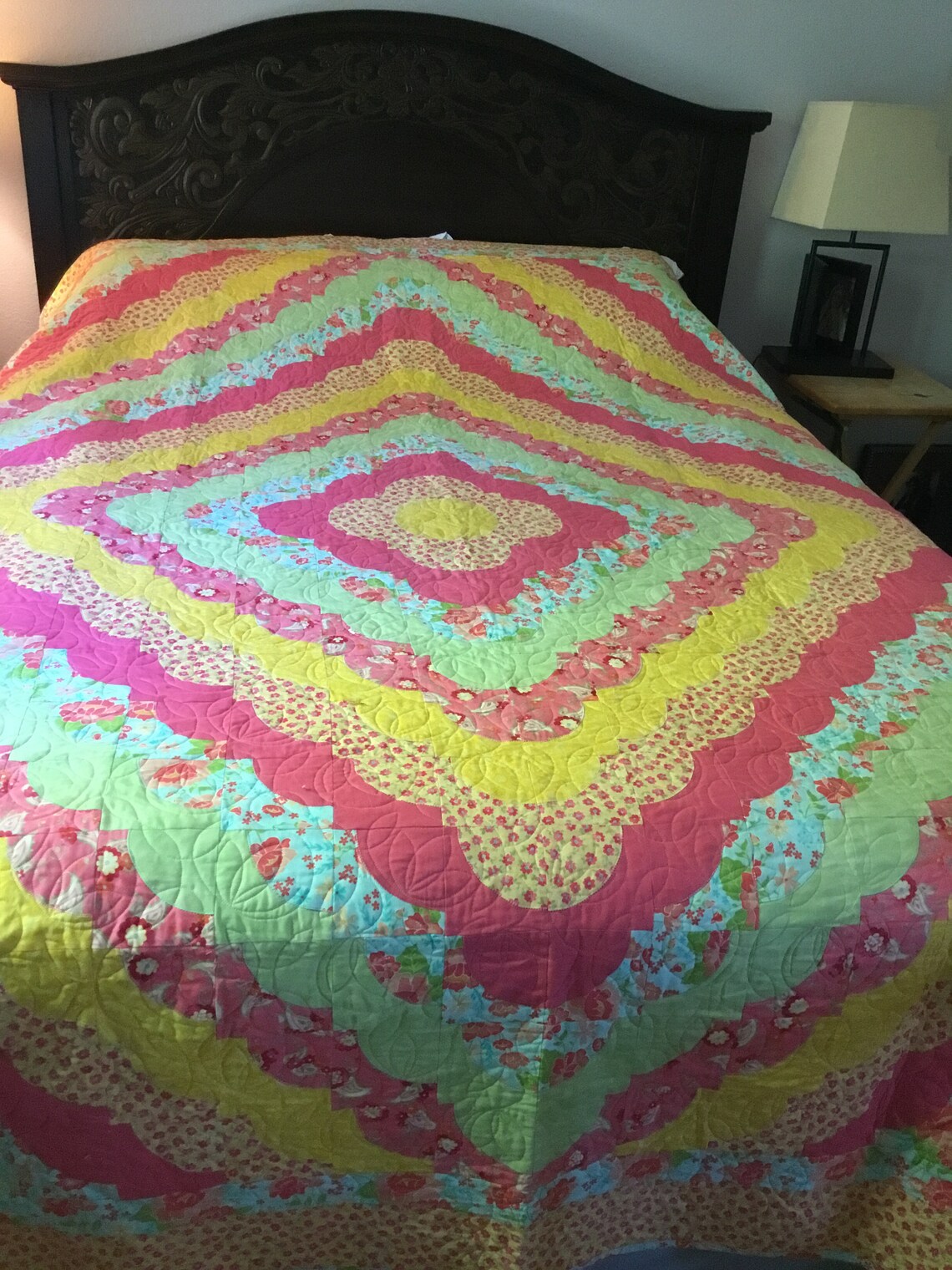 Handmade Queen Quilt-springtime Quilt-gift for Her Birthday - Etsy