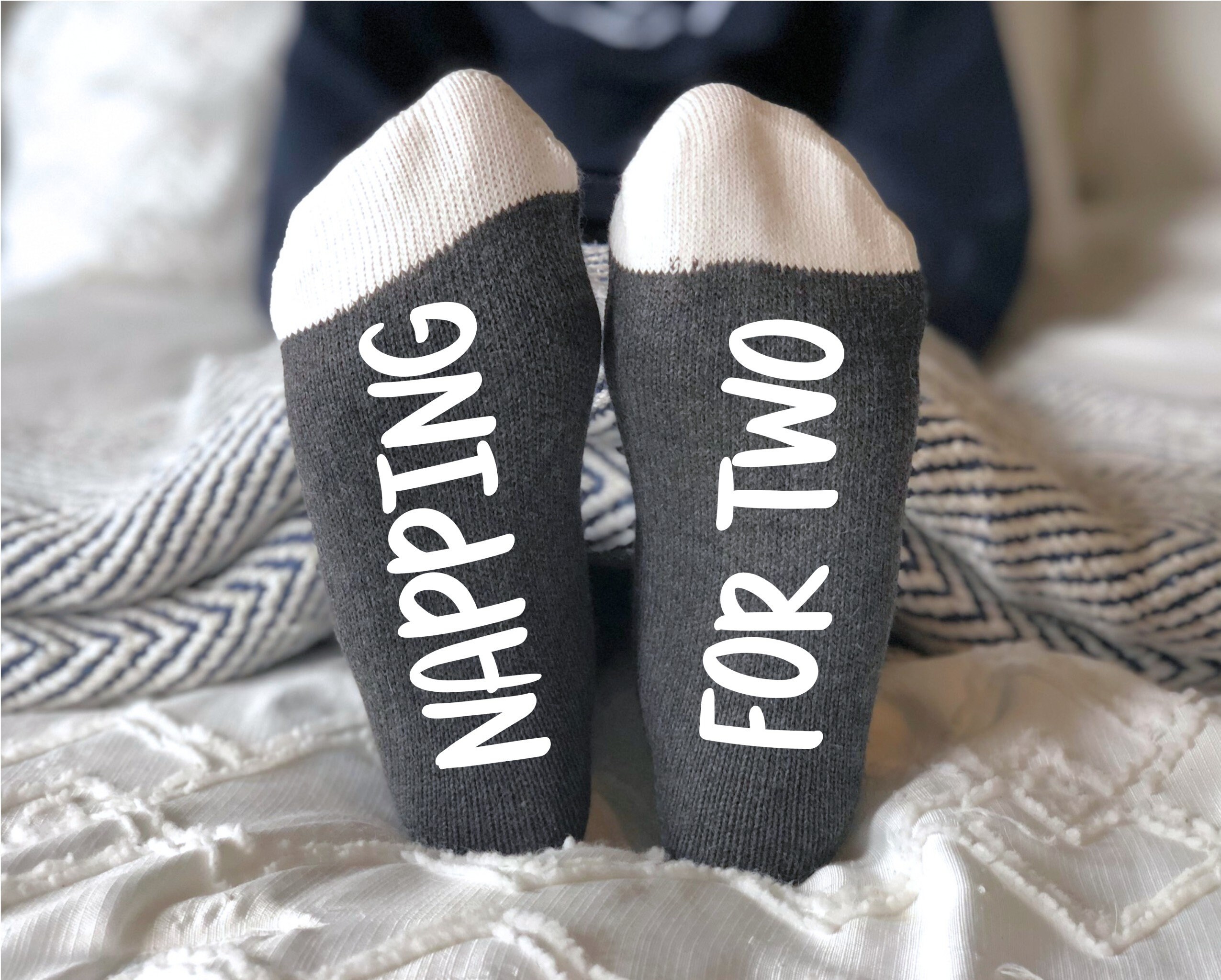 Napping for Two SOCKS Funny Pregnancy Mother's Day Gift | Etsy