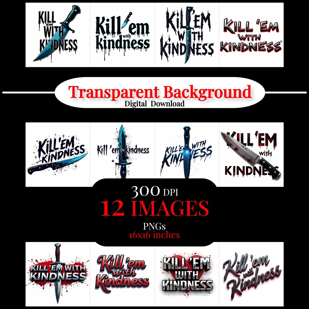 12 Dark Aesthetic Pngs, Kill ‘em With Kindness Art, Sinister, Horror ...